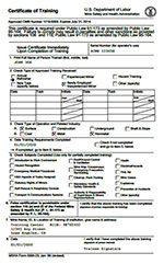 Welcome to Miner Safety training - Get the MSHA 5000-23 form